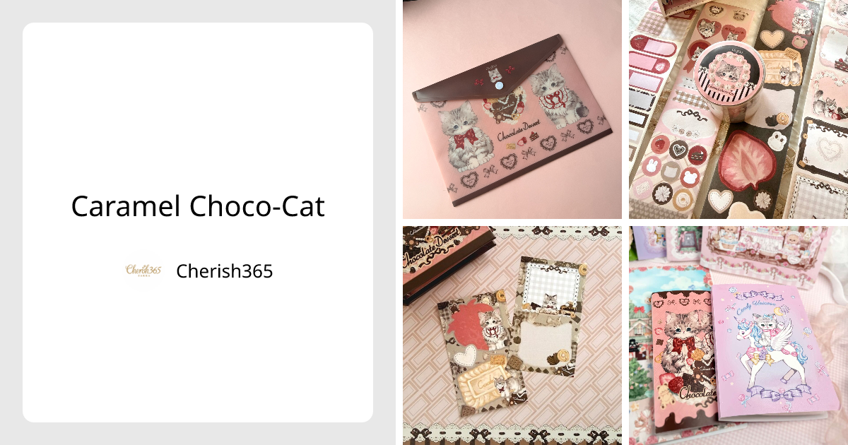 Caramel Choco-Cat - Cherish365 | minne 国内最大級のハンドメイド・手作り通販サイト
